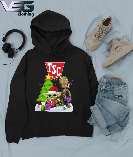 Official santa Groot and Baby Yoda hug Tractor Supply Snow Christmas ...