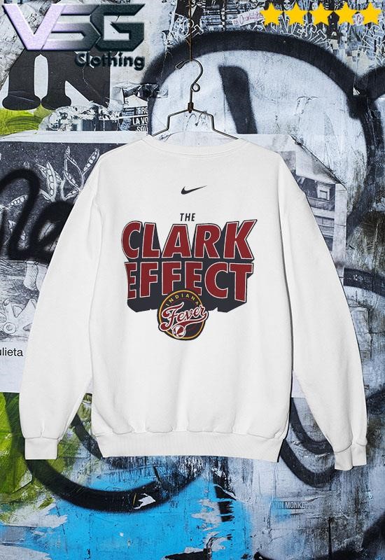 Official Caitlin Clark Indiana Fever Unisex The Clark Effect Logo T ...