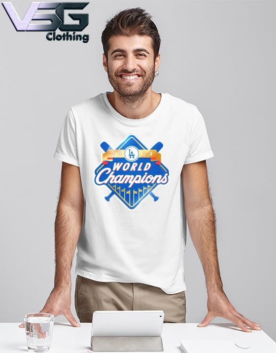 Congratulations 2024 World Champions Los Angeles Dodgers New Logo Shirt ...