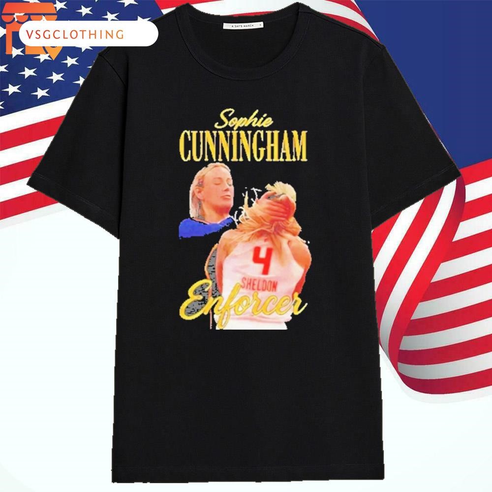 Official Sophie Cunningham The Enforcer Indiana Fever WNBA shirt ...