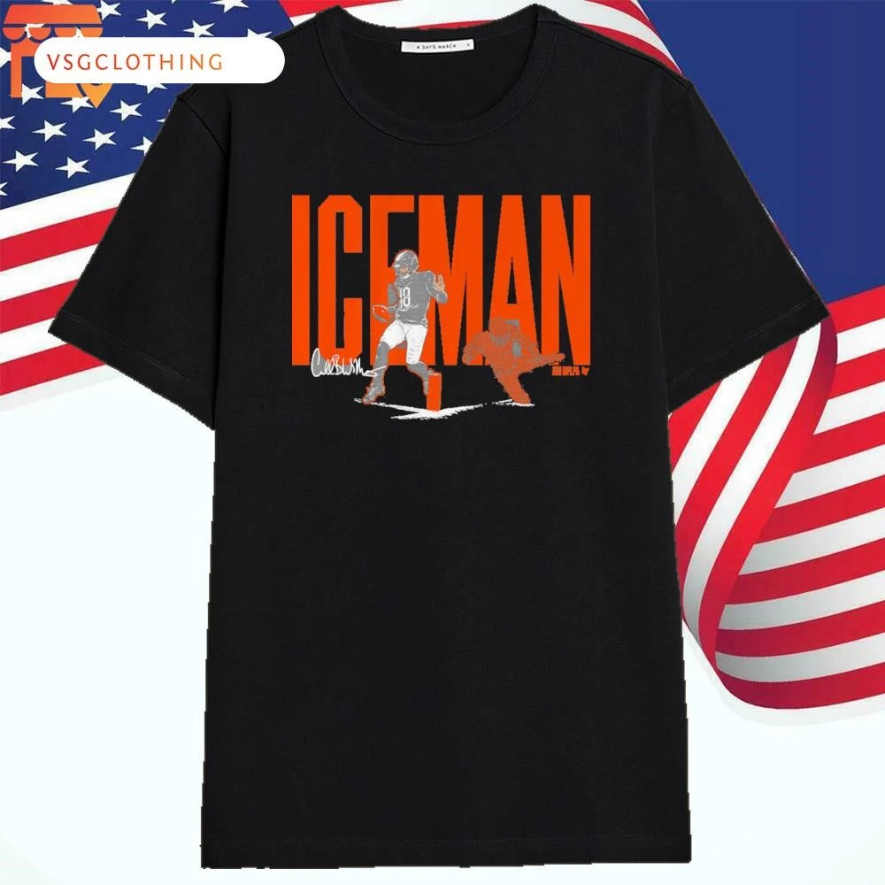 Official Caleb Williams Chicago Bears Iceman Signature shirt, hoodie ...