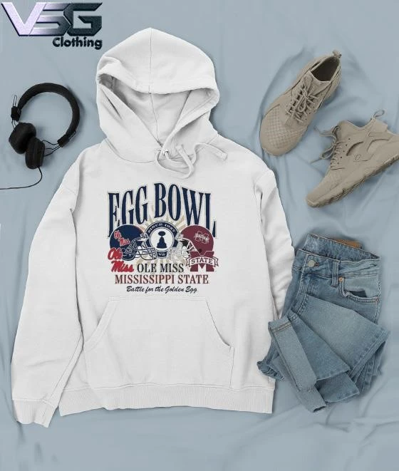 Official Mississippi State Bulldogs vs Ole Miss Rebels 2025 The Egg Bowl vintage helmets shirt ...